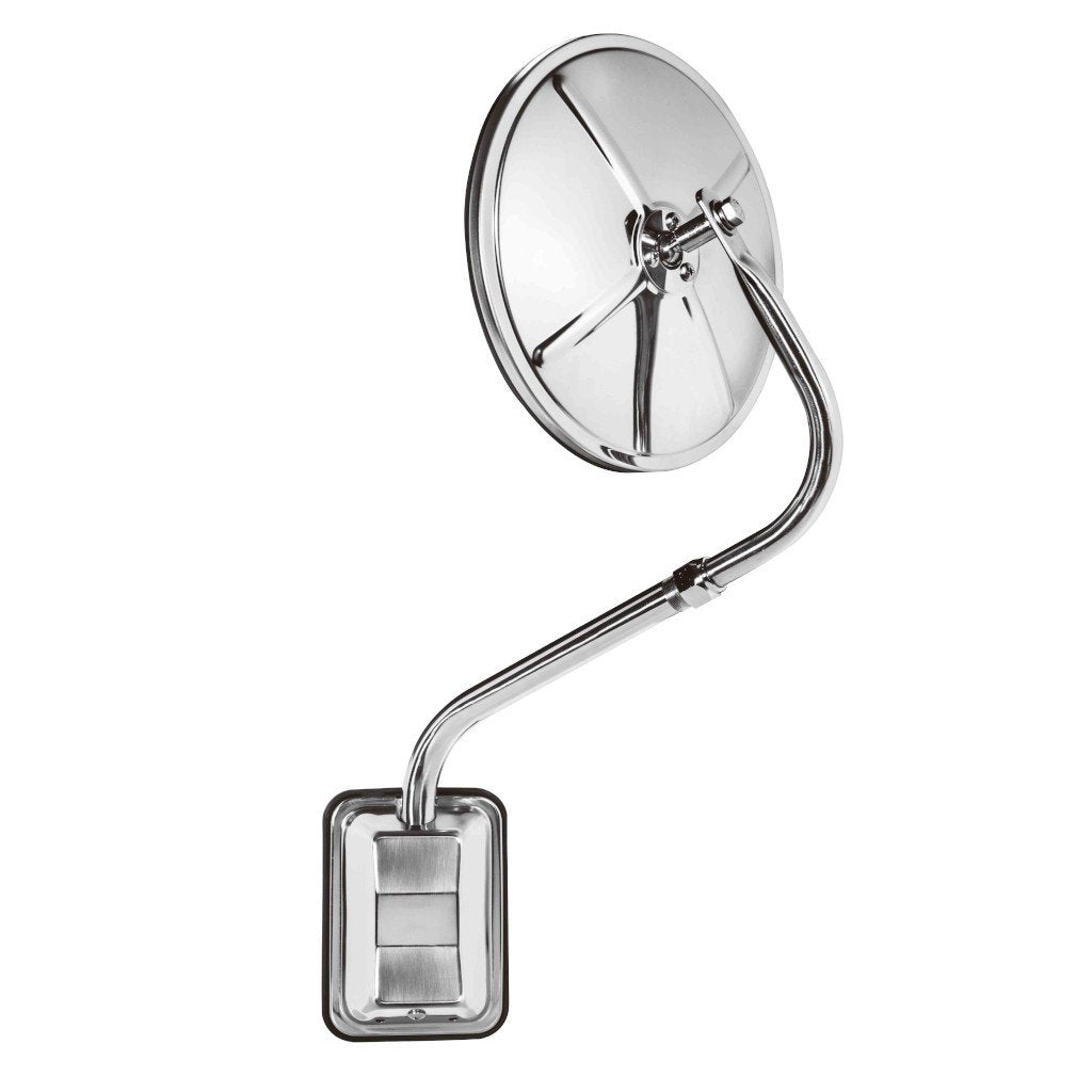 F245683 | Stainless Steel Pod Mount Convex Mirror – Fortpro USA