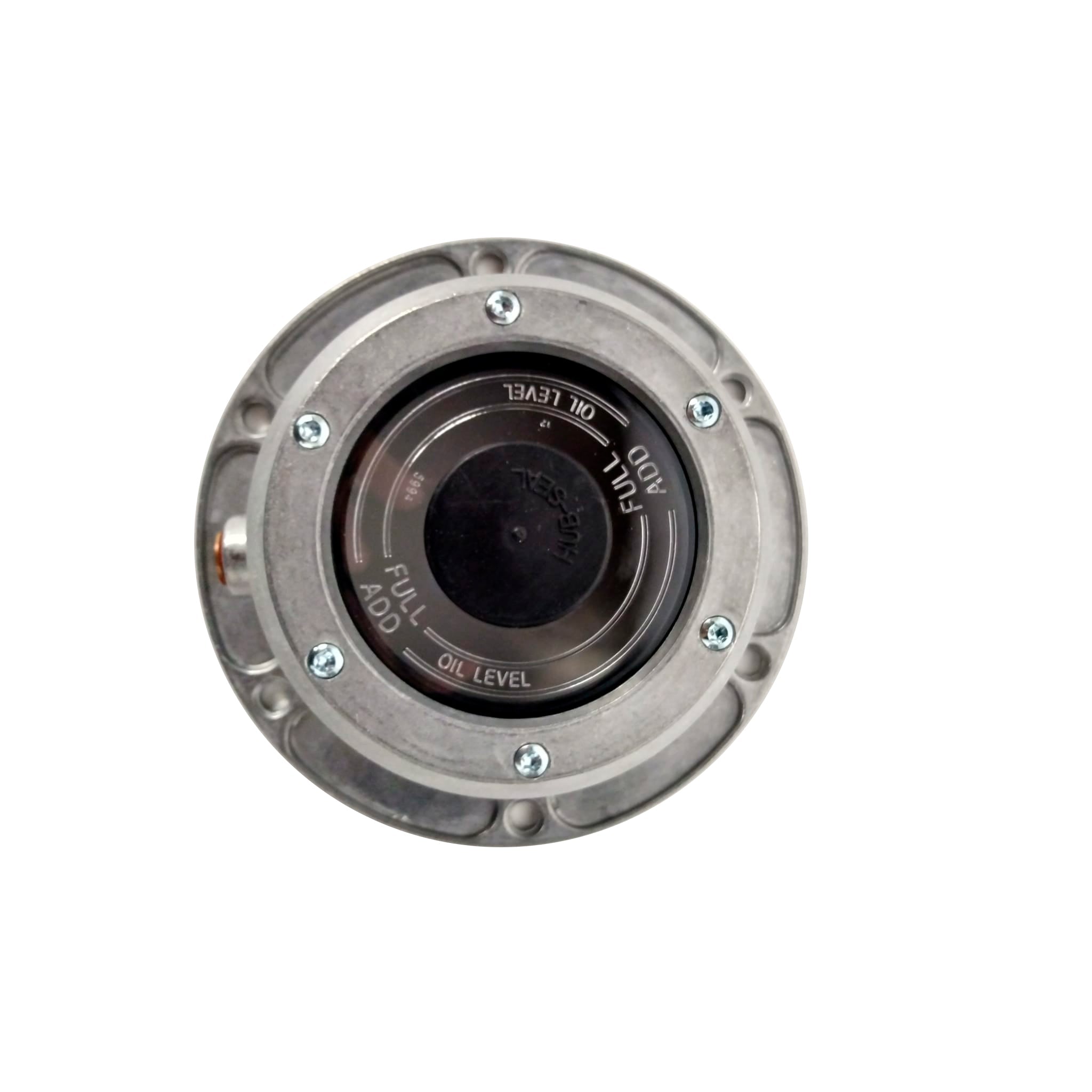 Fortpro Aluminum Trailer Axle Hub Cap w/ 6 Holes, Gasket and Side Pipe ...